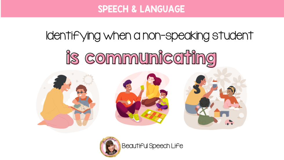 Identifying when a non-speaking student is communicating | Beautiful ...
